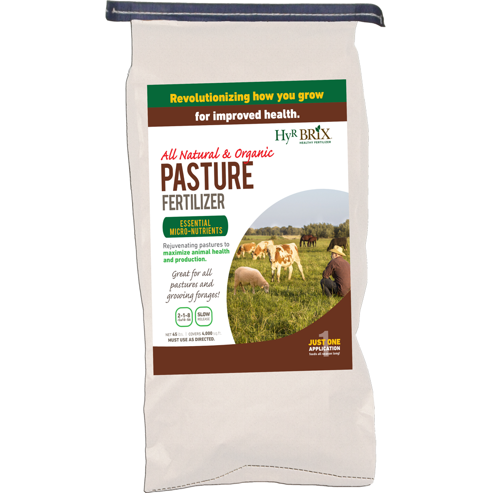 All Natural & Organic Pasture Fertilizer 45 lbs. | HyR BRIX Fertilizer